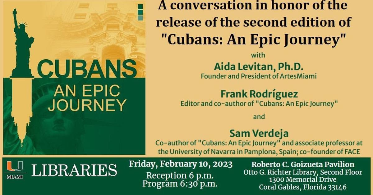 Presentación de la segunda edición de 'Cubans: An Epic Journey'